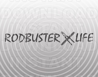 Rodbuster Svg File - Etsy