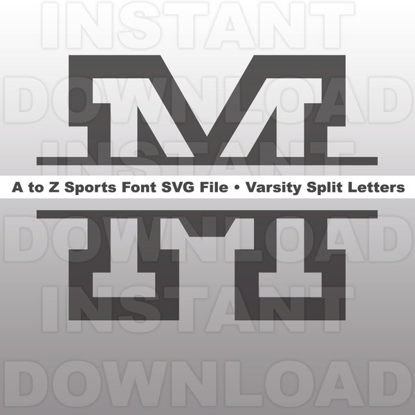 Sports Monograms Svg - Etsy