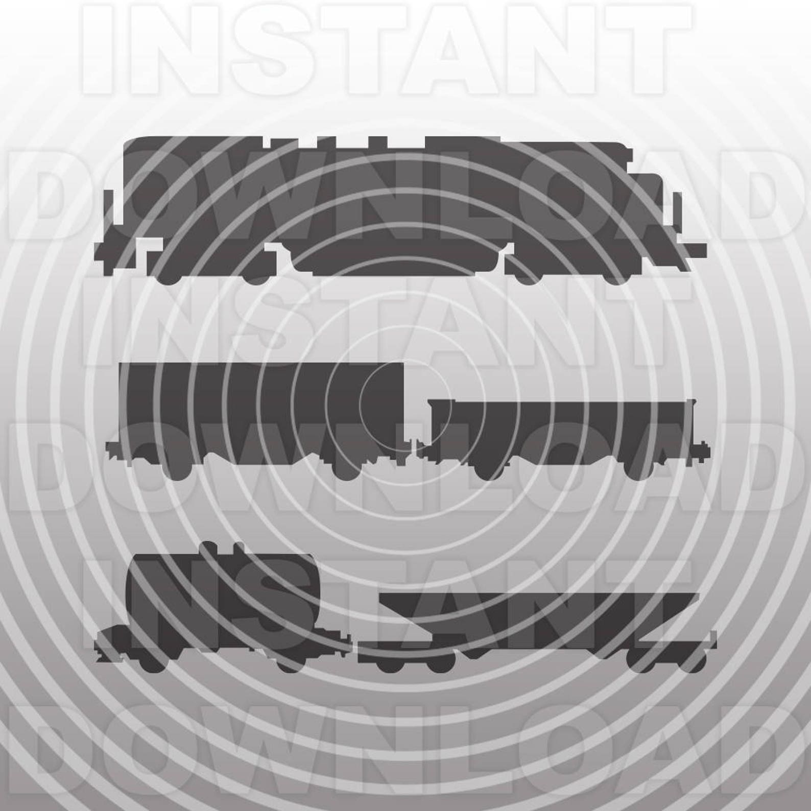 Freight Train SVG FileLocomotive SVG Vector Art for | Etsy