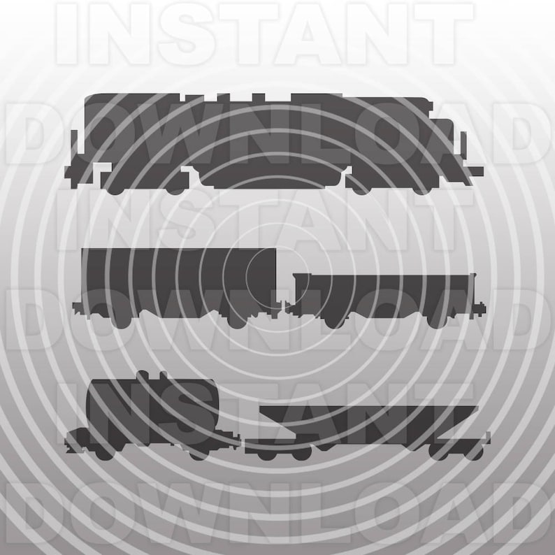 Freight Train SVG Filelocomotive SVG vector Art for - Etsy