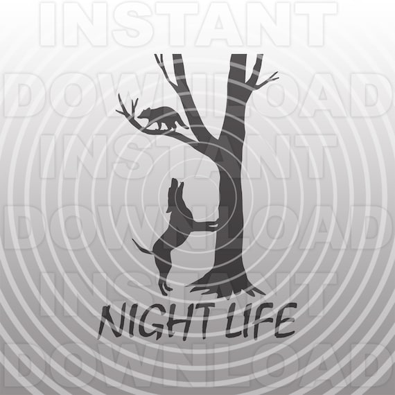Coon Hunting SVG Fileraccoon Svgnight Life Svg vector Art | Etsy