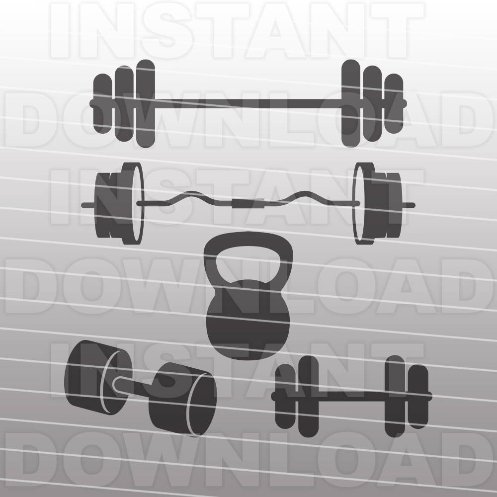 Dumbbell SVG File,barbell Svg,workout Svg,gym Svg,muscles Svg ...