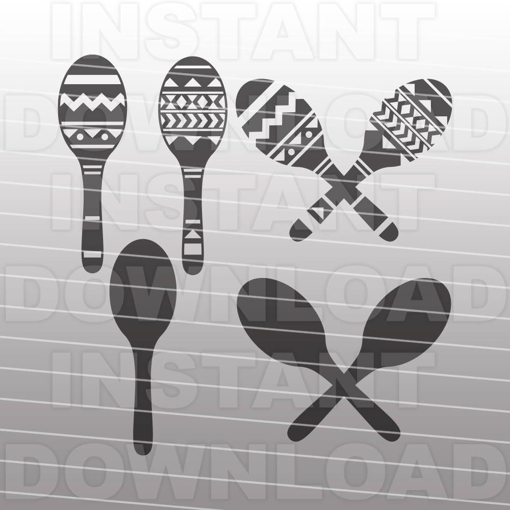 Mexican Maracas SVG File,mexico SVG File,fiesta SVG -commercial ...