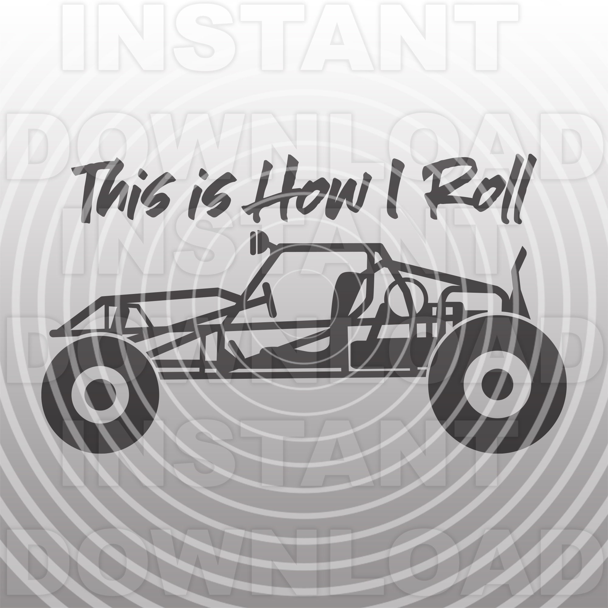 This is How I Roll Sand Rail Dune Buggy SVG FileSandrail | Etsy