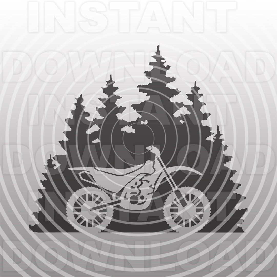 Motocross Scene SVG File,dirtbike Scene Svg,motorcycle Svg -vector Art ...