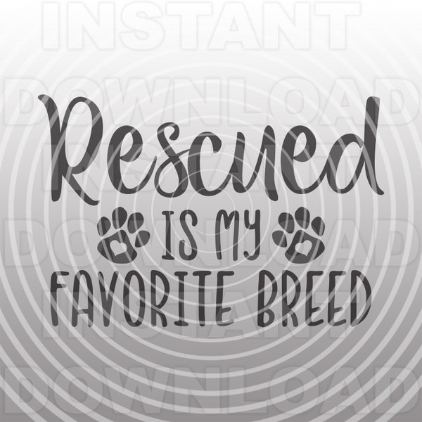 Rescue Dog Svg - Etsy