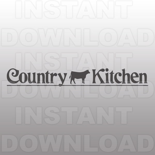 Country Kitchen Svg - Etsy