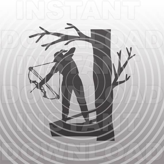 Bowhunter Silhouette Tattoo