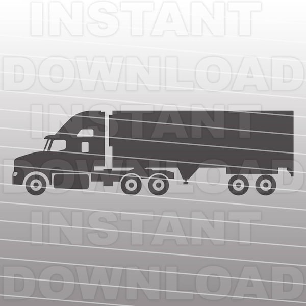 Semi Truck Svg Cricut - Etsy