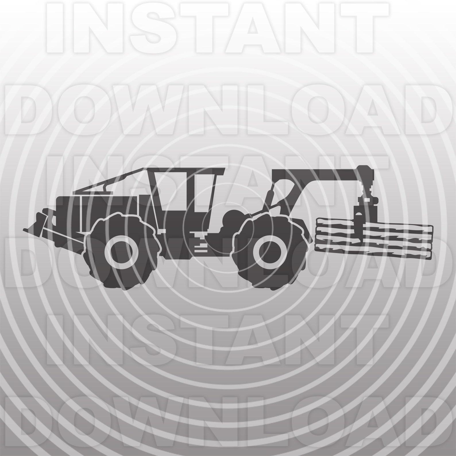 Log Skidder SVG File,logging Skidder Svg,logger SVG vector Art ...