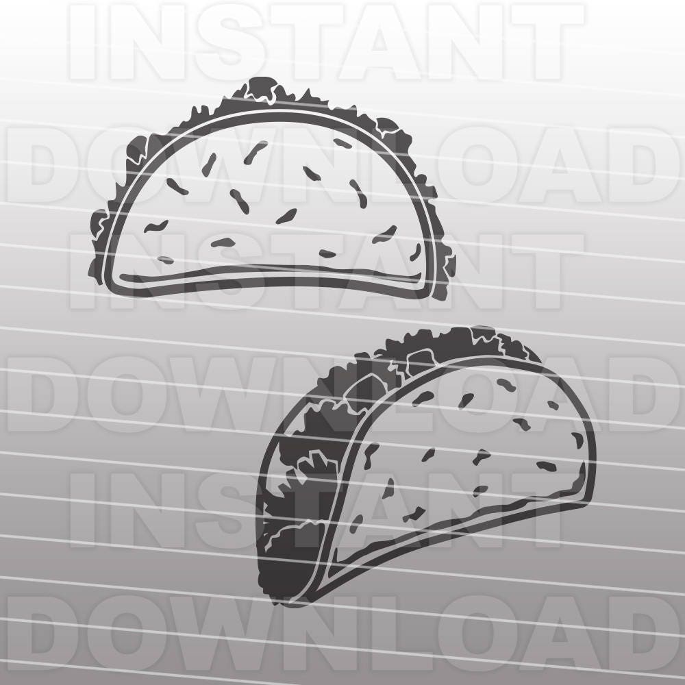 Tacos SVG Filetaco Tuesday Svgmexican SVG personal & | Etsy