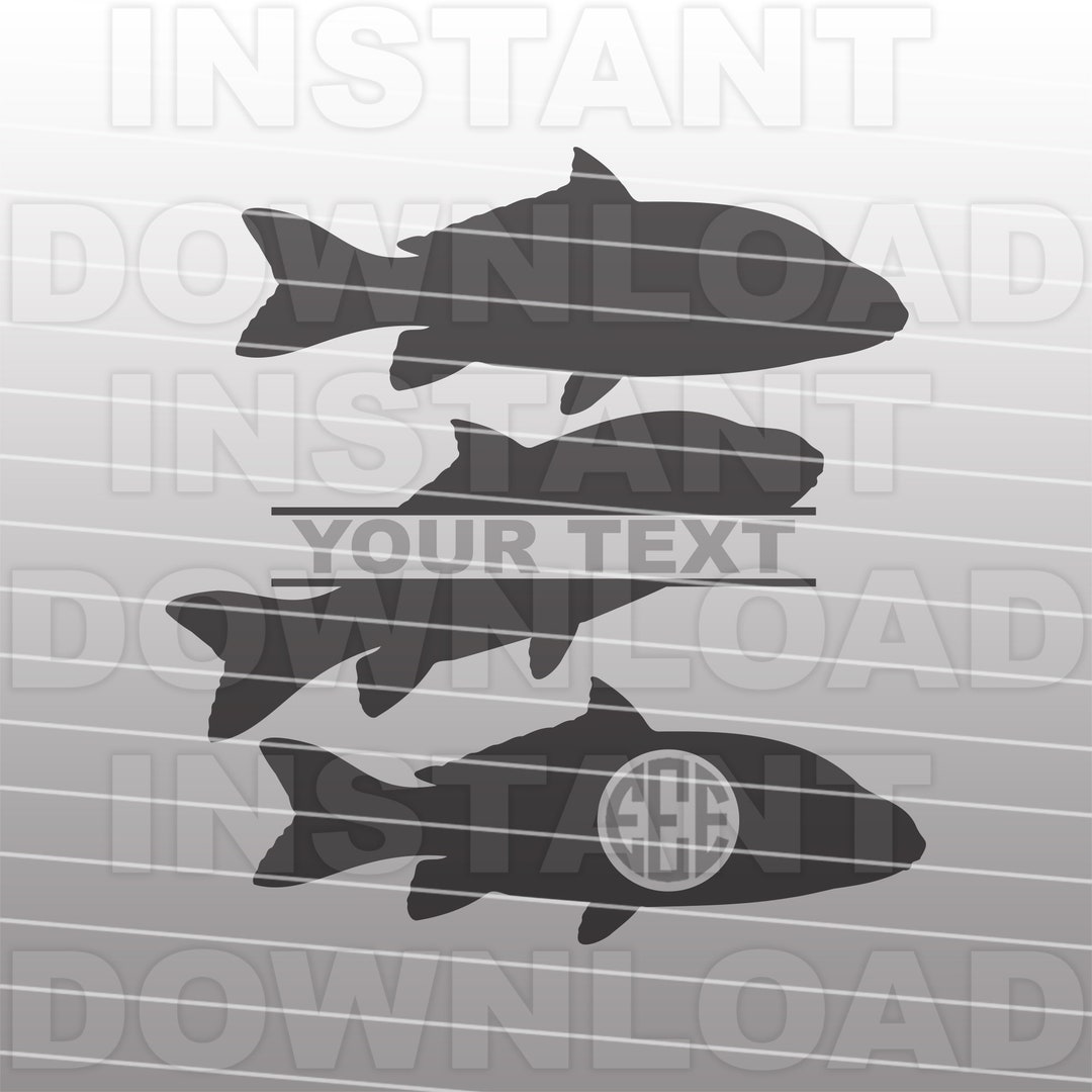 Bigmouth Buffalo Fish SVG File,angler Fisherman Fishing Svg,vector ...