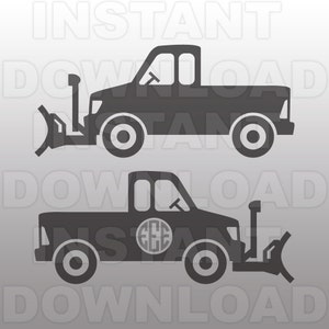 Snowplow SVG File - Snow Plow SVG File - Vector Art - Commercial ...
