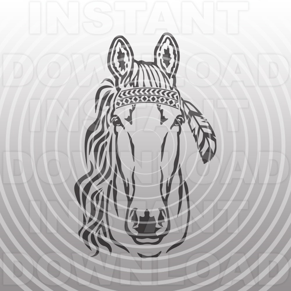 Hippie Mare SVG FileFemale Horse SVGBarrel Racer svg Vector | Etsy