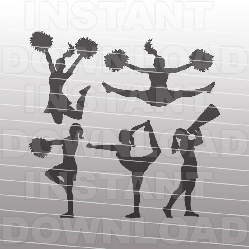 Cheerleader Svg - Etsy