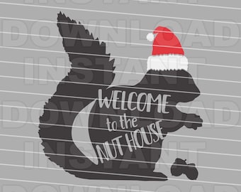 Welcome to the Nut House Svg - Etsy Norway