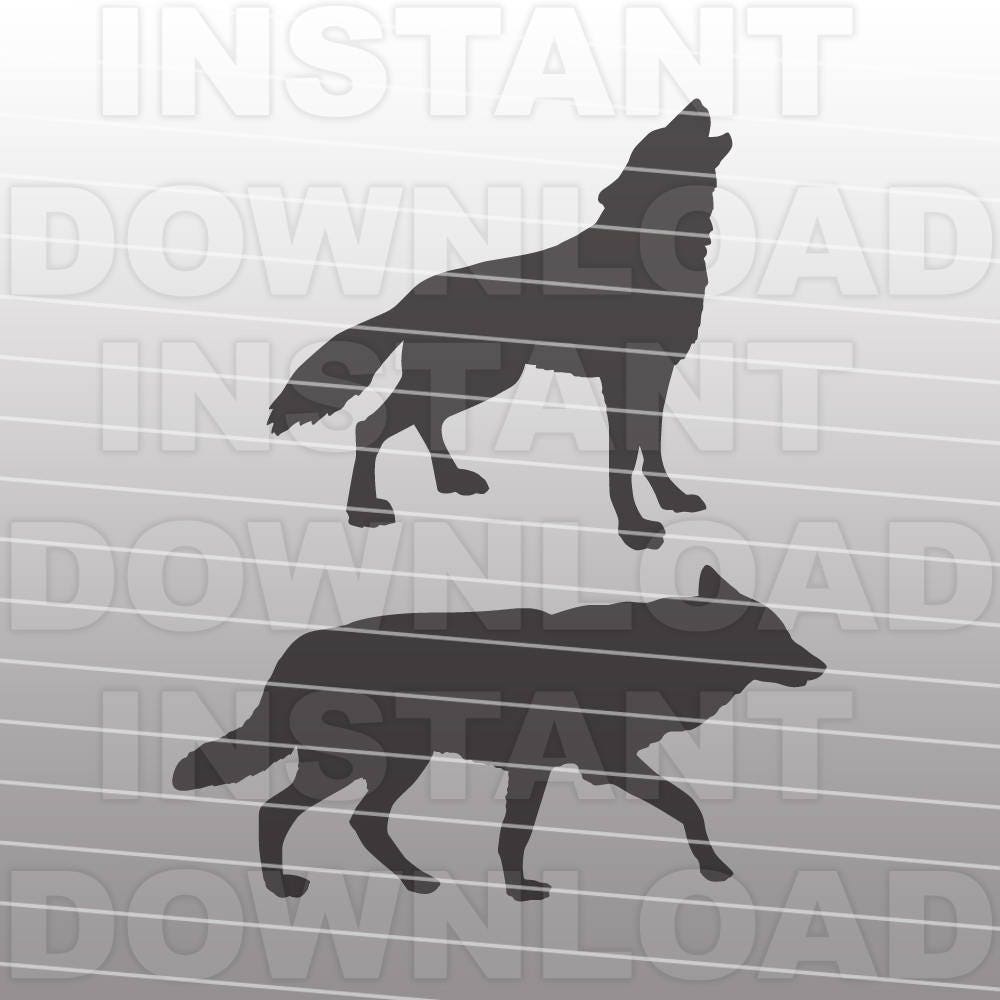 Wolf SVG Filehowling Wolf SVG Filewolves SVG File Vector - Etsy