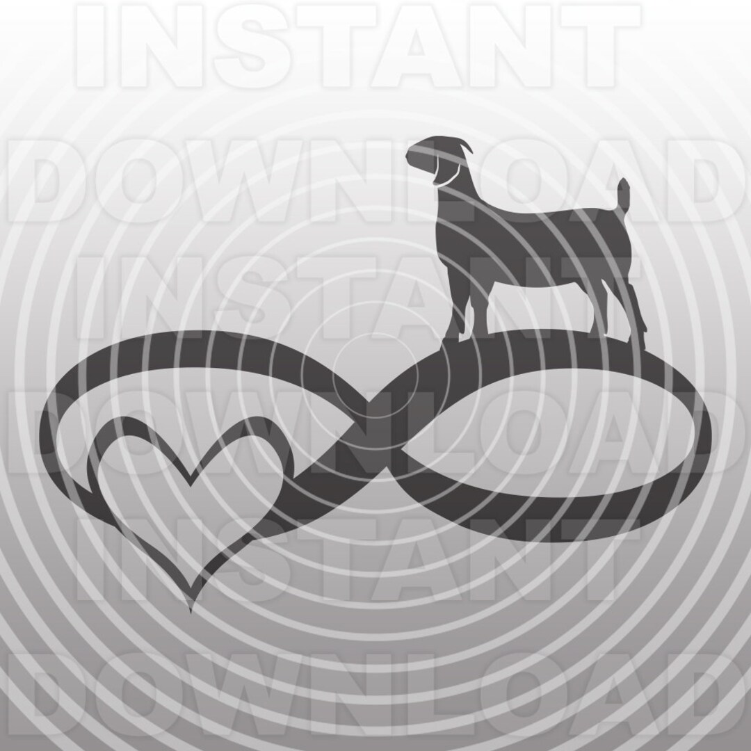 Infinity Love Goat SVG File,boer Goat Svg,farm Animals SVG -vector Art ...