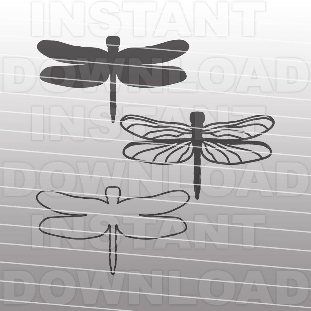 Dragonfly SVG File - Dragonflies SVG File - Vector Art -commercial ...