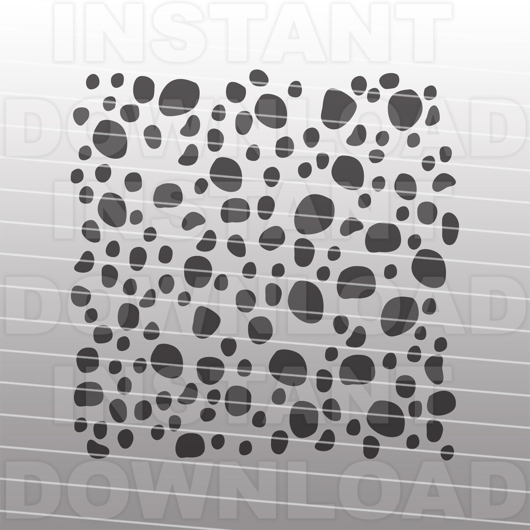 Dalmation Spots SVG File, Dalmation Pattern SVG File -vector Art ...