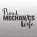 Proud Mechanic Wife SVG File,auto Mechanic SVG -commercial & Personal ...