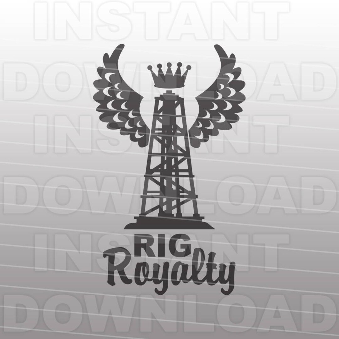 Oil Rig SVG File,oilfield SVG File,rig Royalty Svg -vector Art for ...