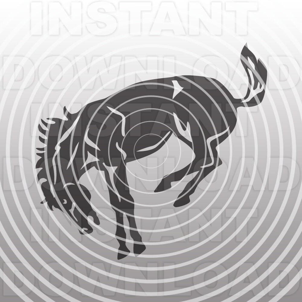 Bronco SVG Filecountry Western Rodeo SVG vector Art for - Etsy