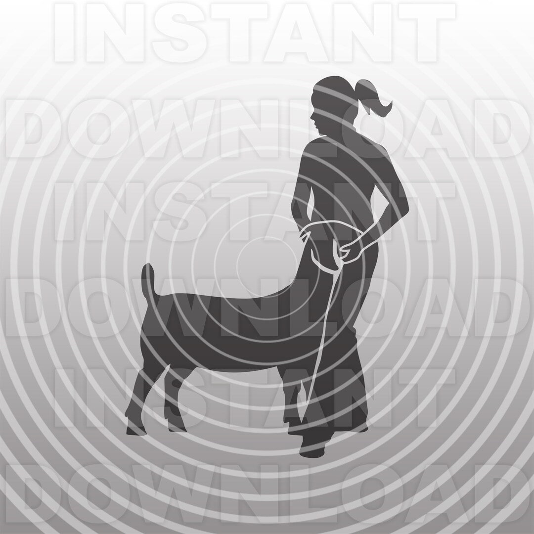 Market Goat SVG File,boer Goat Livestock Showmanship Judging SVG ...