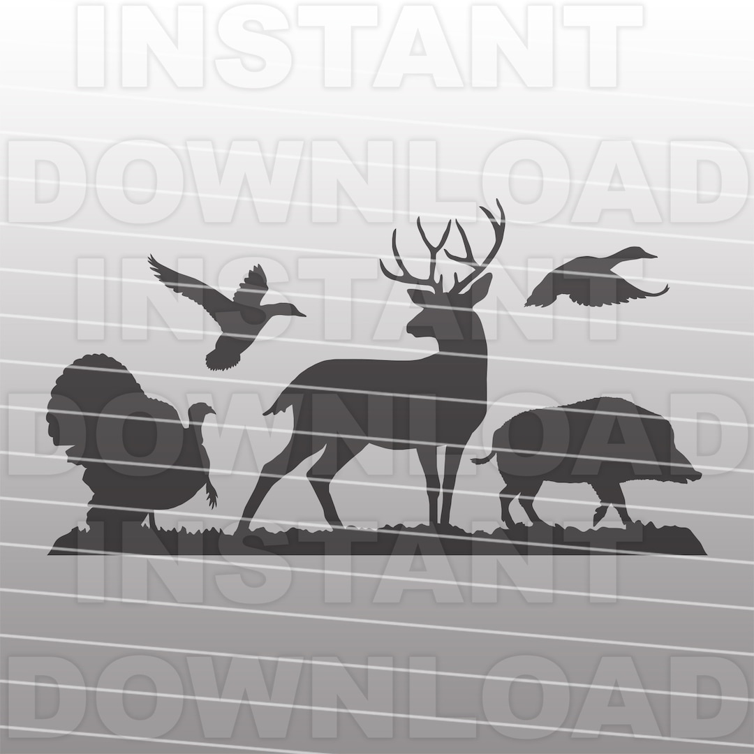 Turkey Hunting SVG File,deer Hunting Svg,hog Hunting Svg,duck Hunting ...