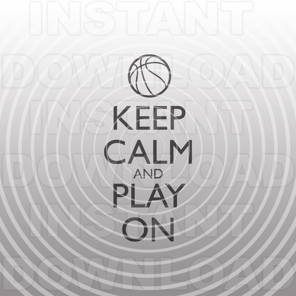 Keep Calm Basketball - Etsy