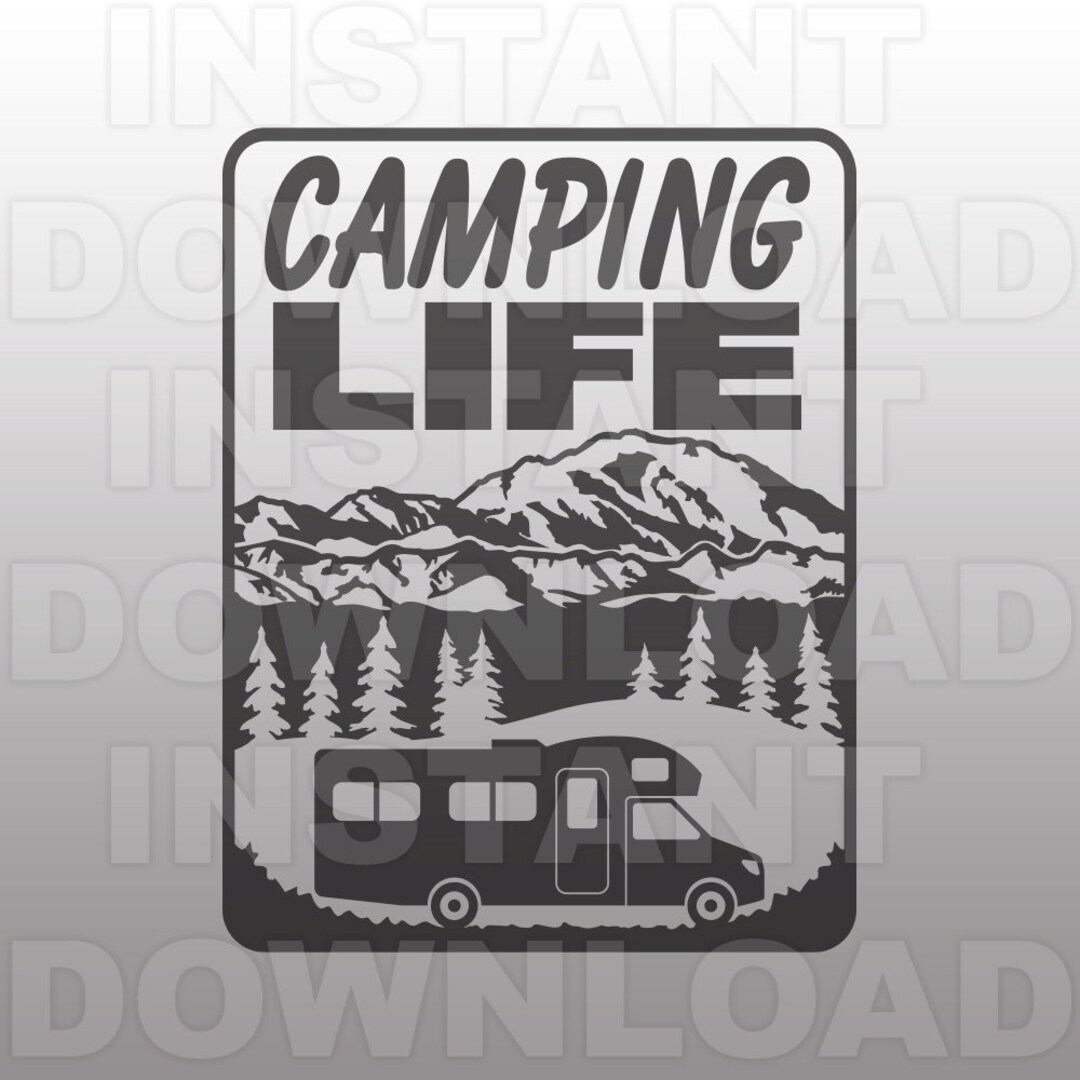 Camping Life SVG File,happy Camper Svg,class C RV Svg,motorhome Svg ...