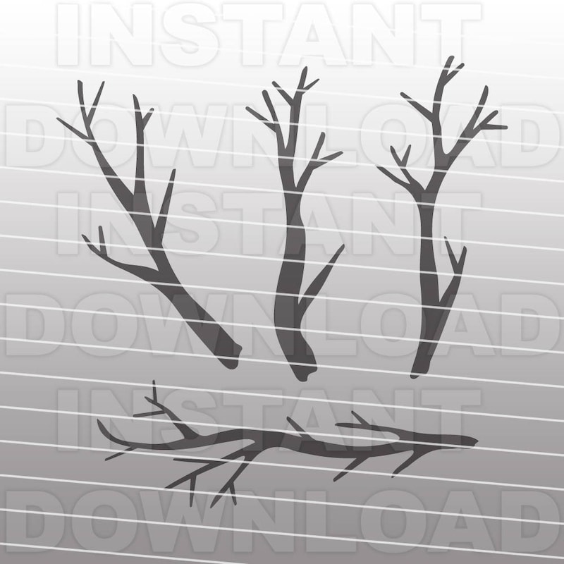 Branch Silhouette - Etsy