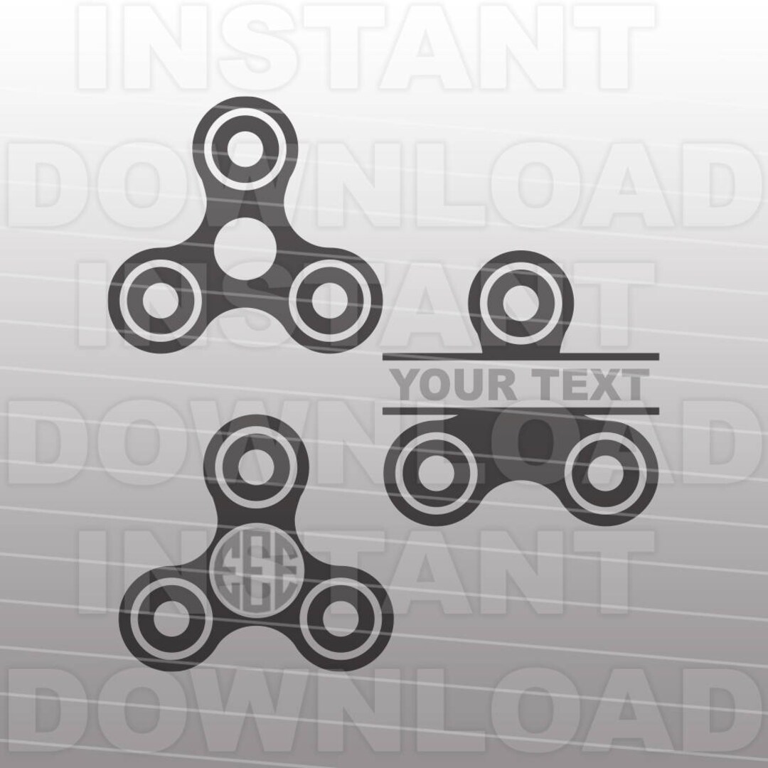 Fidget Spinner Toy SVG File -for Commercial & Personal Use- Vector Art ...