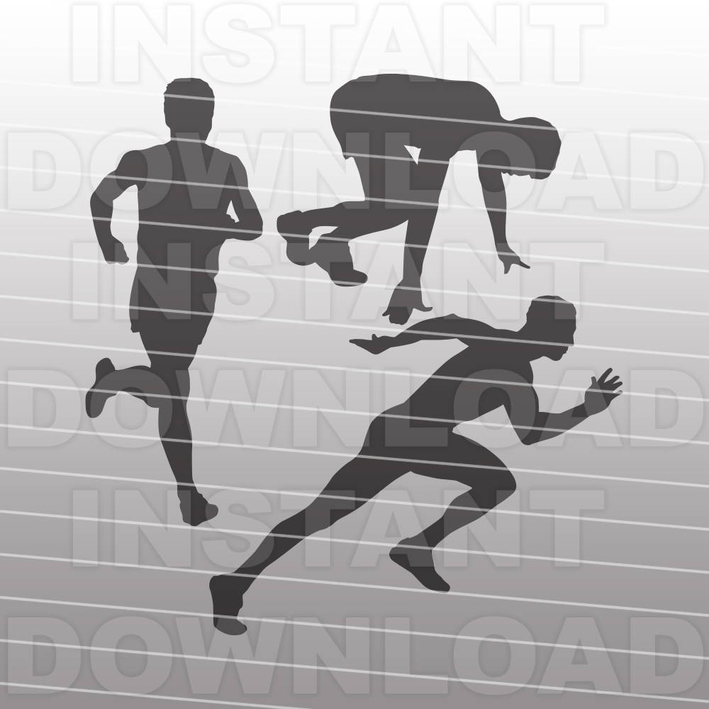 Boys Track and Field SVG File,boys Cross Country Runner SVG -vector Art ...