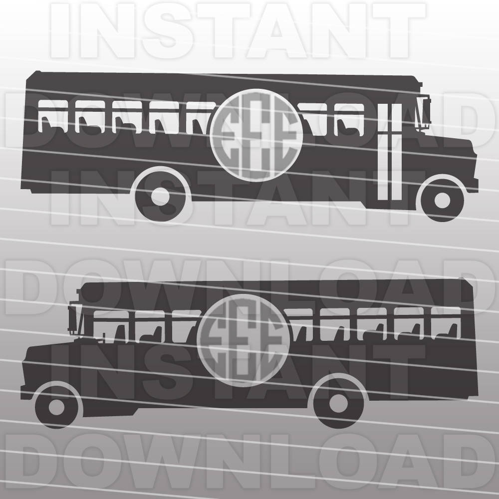 School Bus SVG Filebus Driver Svg-cutting Template-vector - Etsy