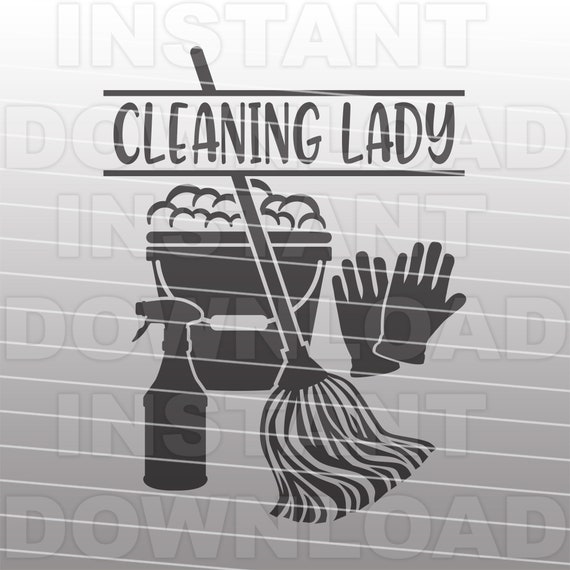 Cleaning Lady Clip Art Bucket