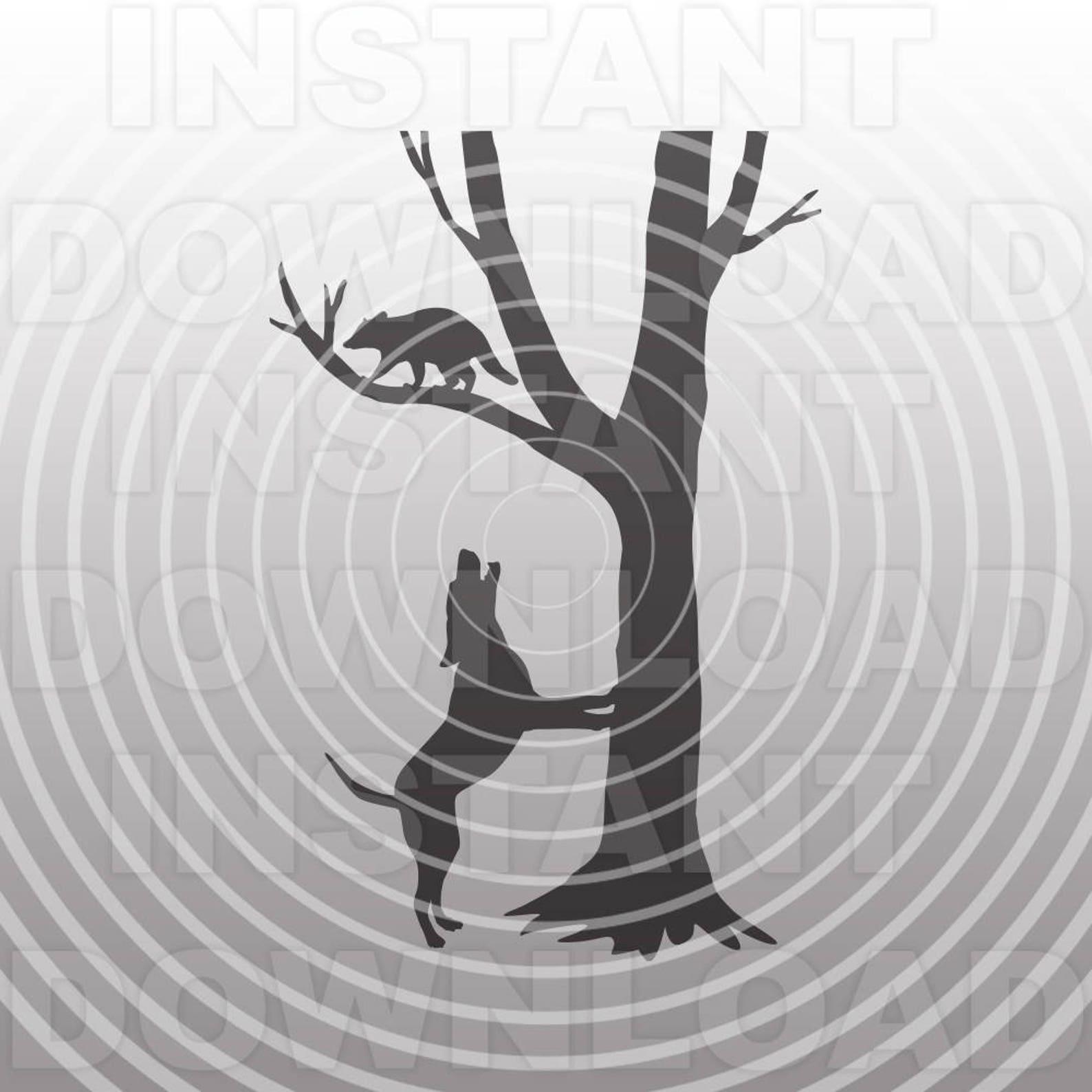 Coon Hunting SVG File,dog Treeing Raccoon Svg,hunting Dog SVG ...