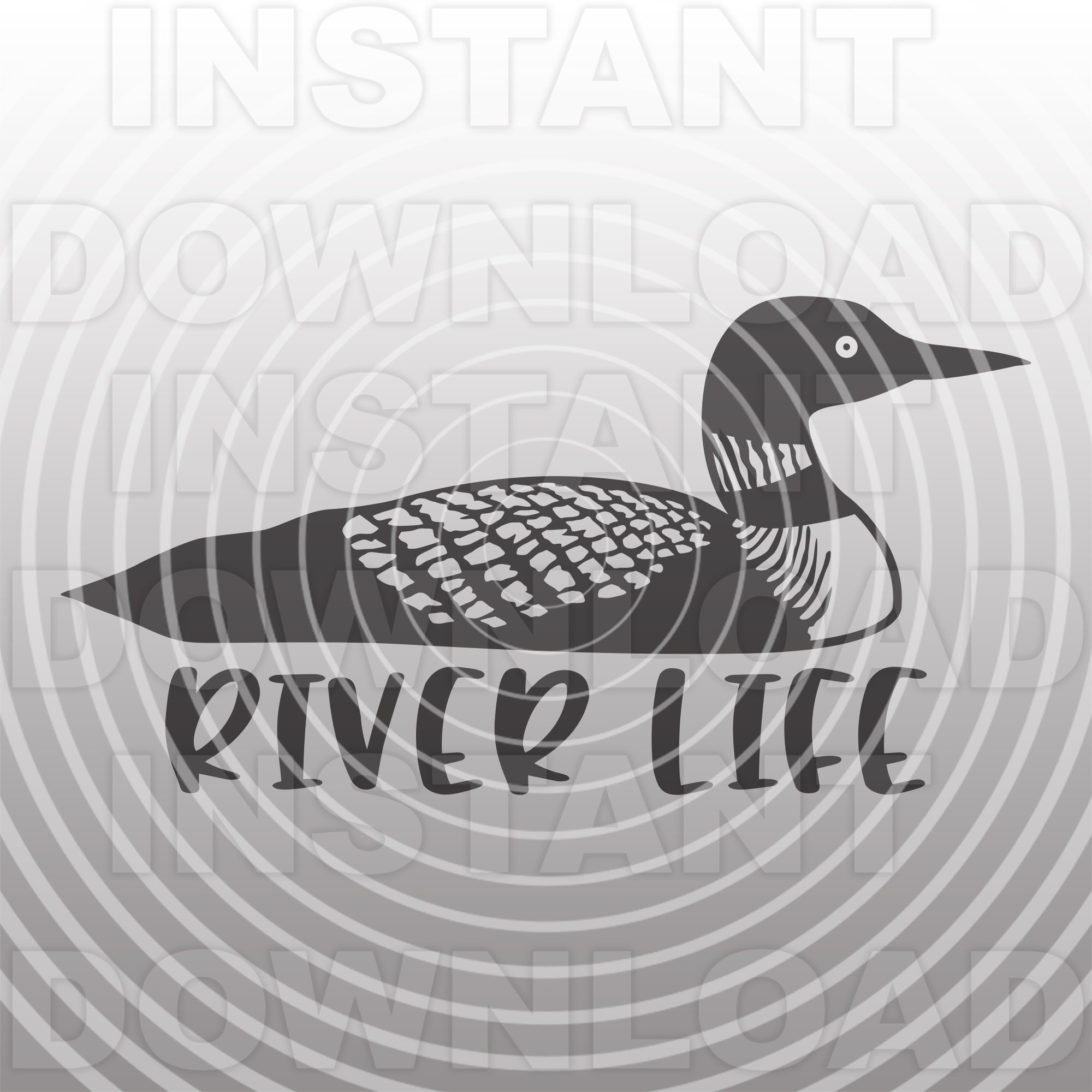 Loon SVG FileRiver Life SVGWeekend svgRiver House svg | Etsy