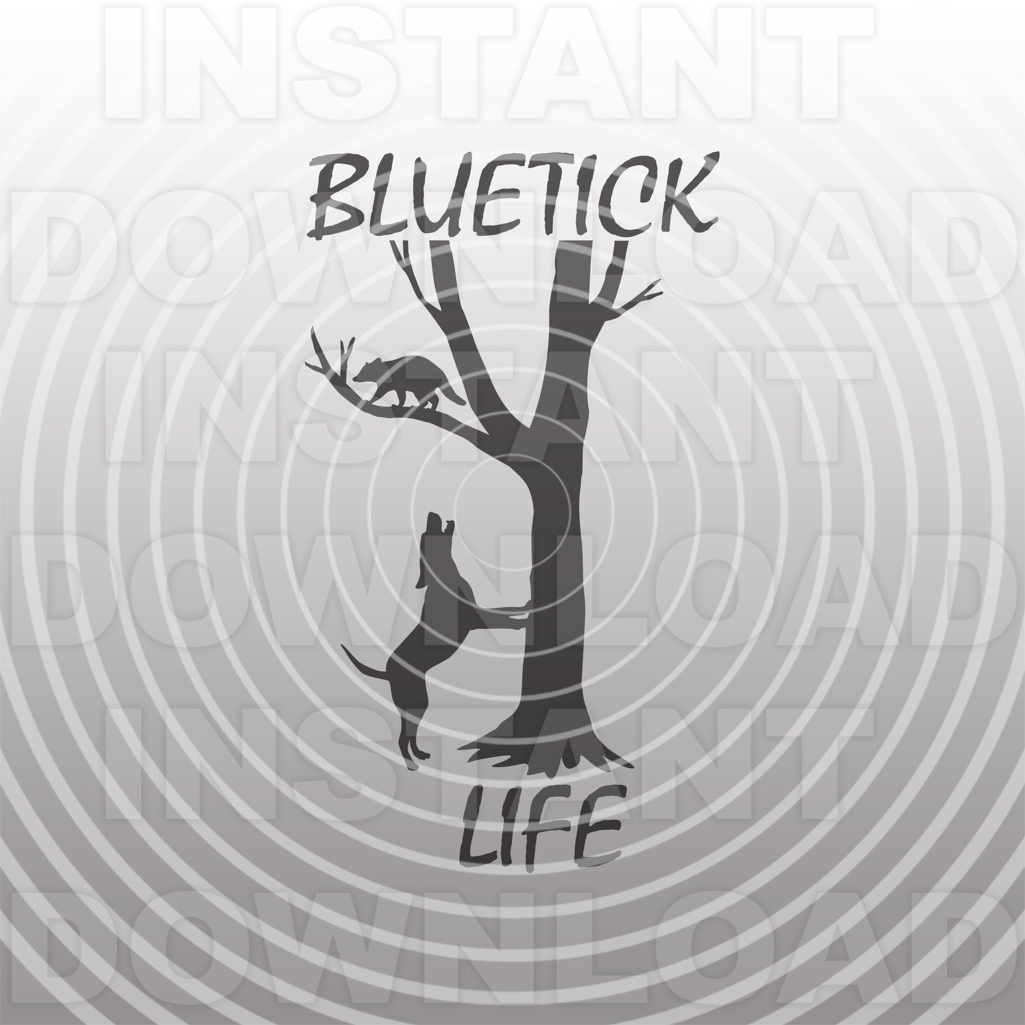 Bluetick Coon Hunting Logos