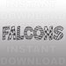 Falcons SVG File - Falcons Sports SVG File - Varsity SVG - Vector Clip ...