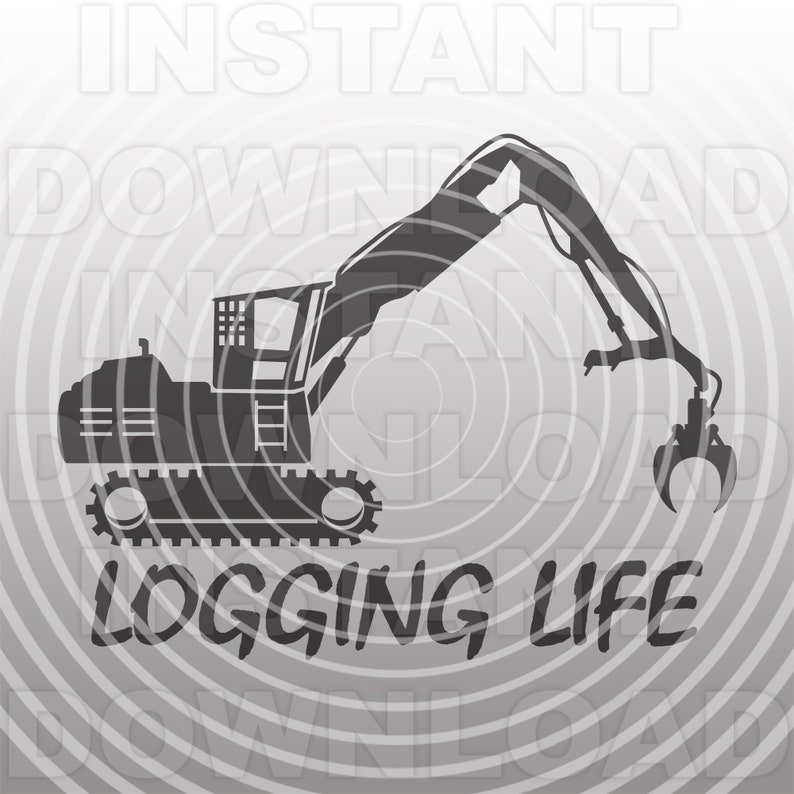 Logging Life Log Loader SVG File,logger Svg,forestry SVG -vector Art ...