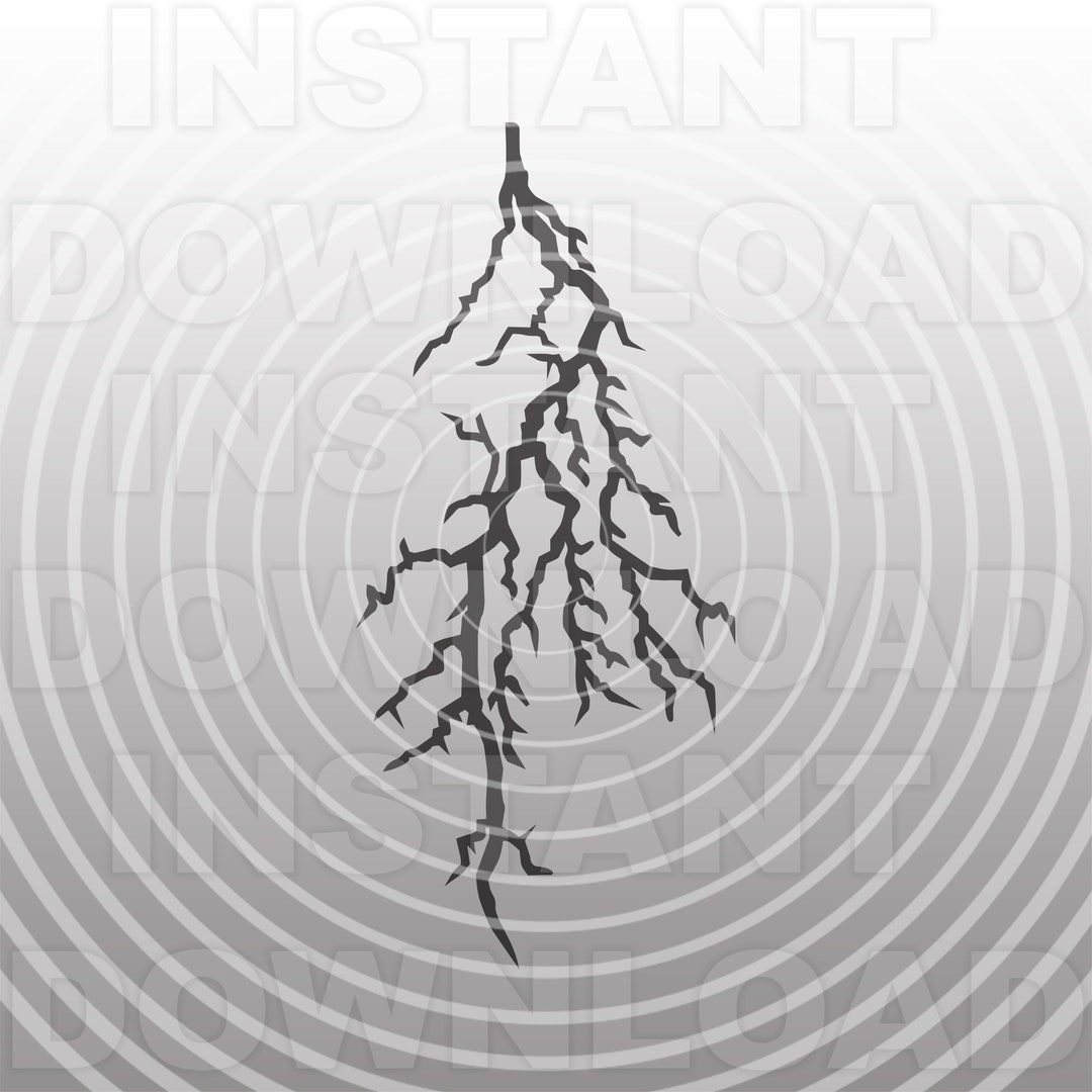 Lightning Bolt SVG File,lightning Strike Svg,thunder Lightning Svg ...