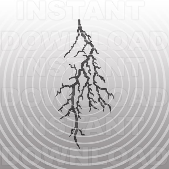 Lightning Bolt SVG Filelightning Strike Svgthunder Lightning | Etsy