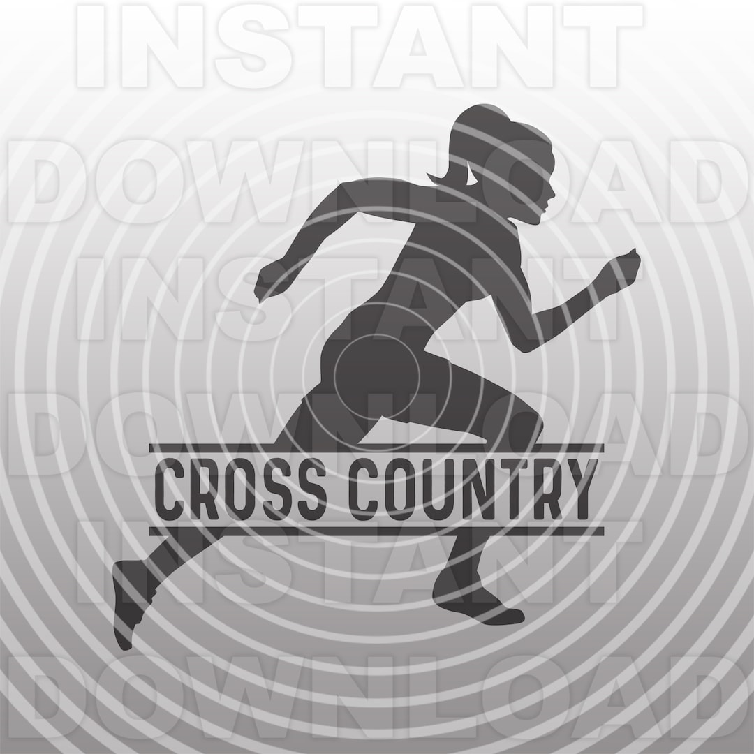 Womens Cross Country Runner SVG File,cross Country Running SVG,XC Svg ...