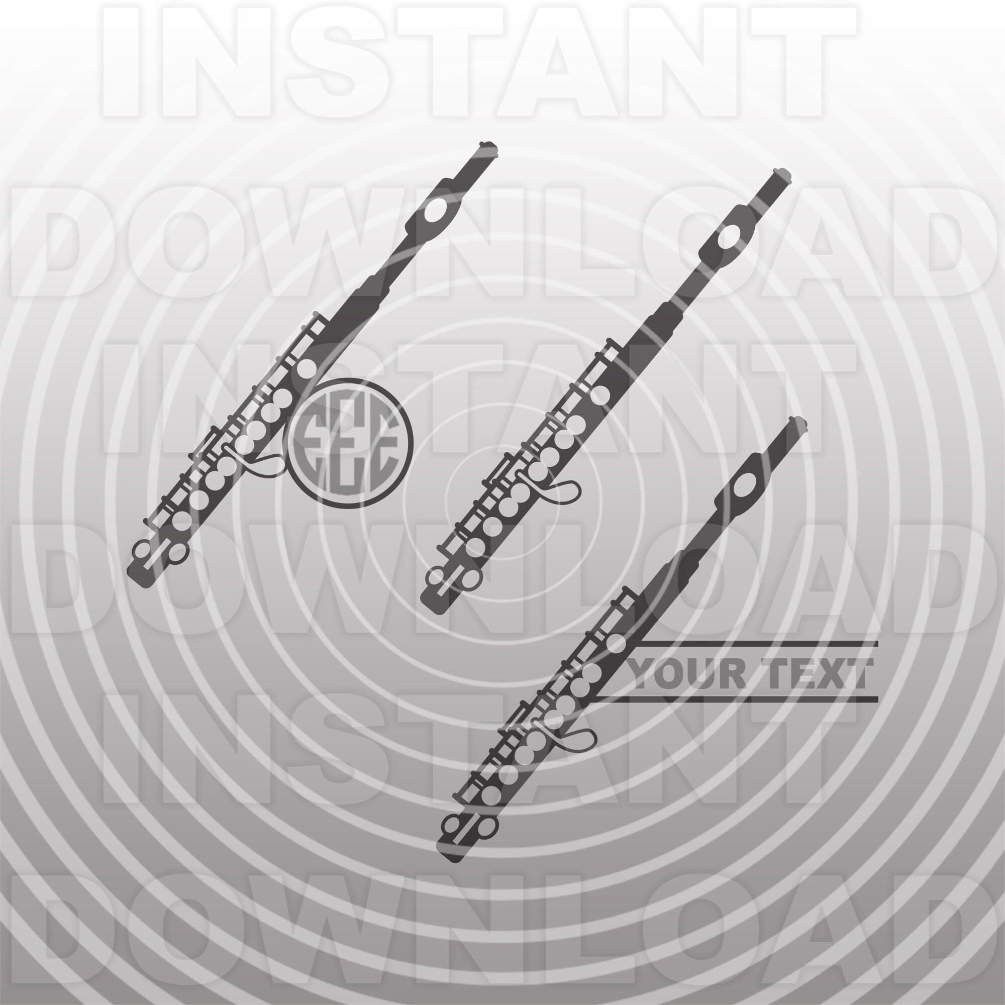 Flute SVG Filemarching Band Svgmusical Instrument Svg - Etsy