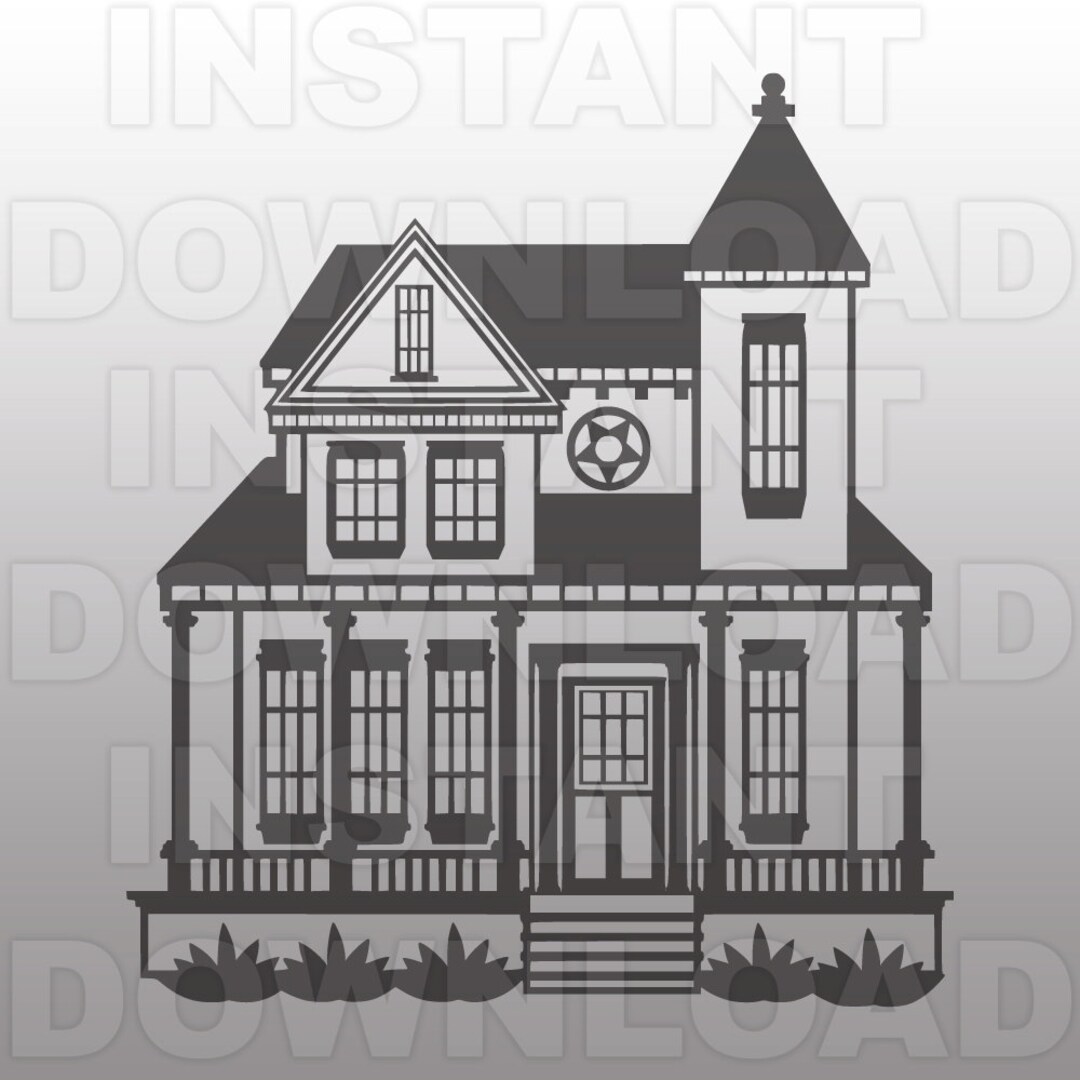 House SVG File,cutting Template-vector Clip Art for Commercial ...