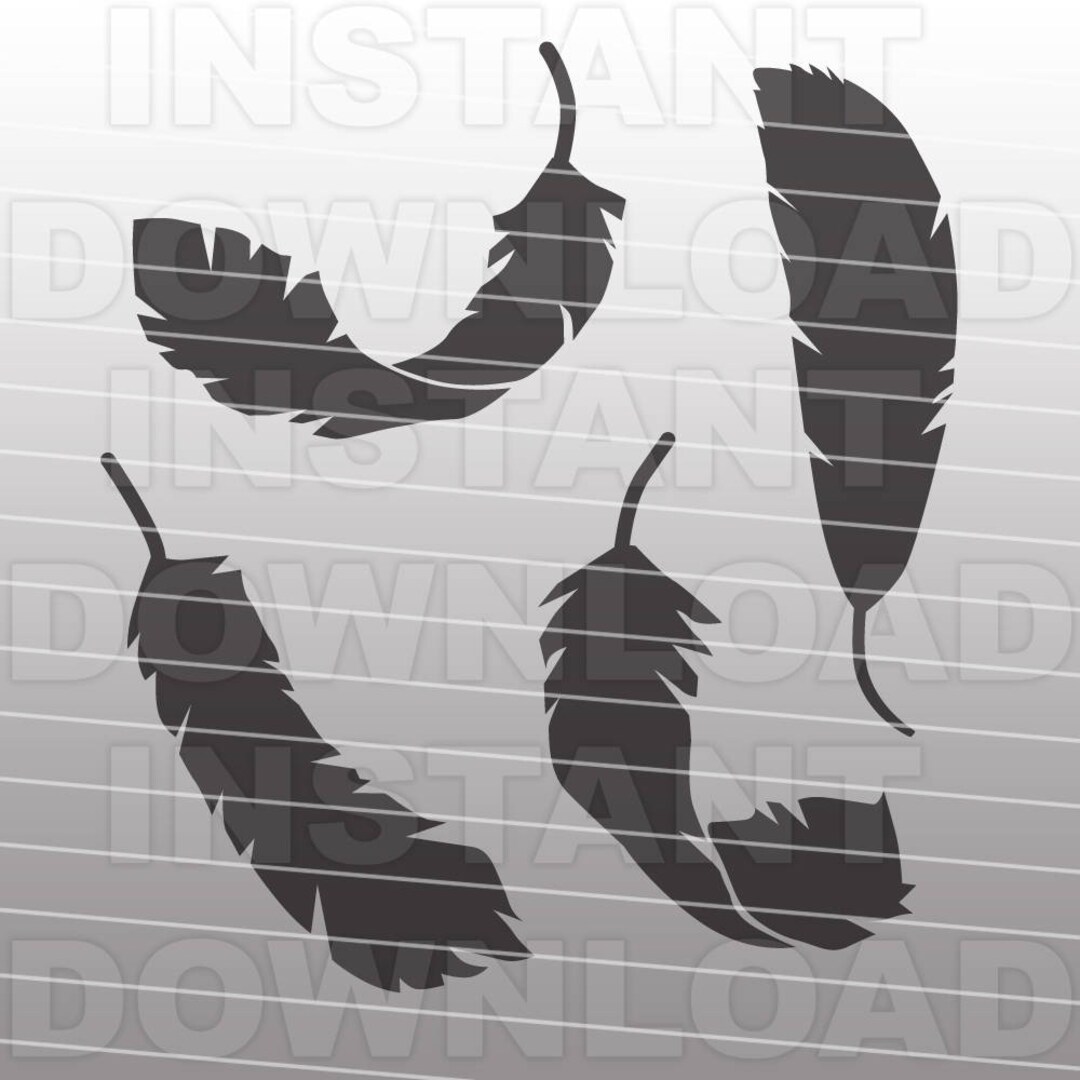 SVG File,feather SVG File,feathers SVG File-cutting Template-vector ...
