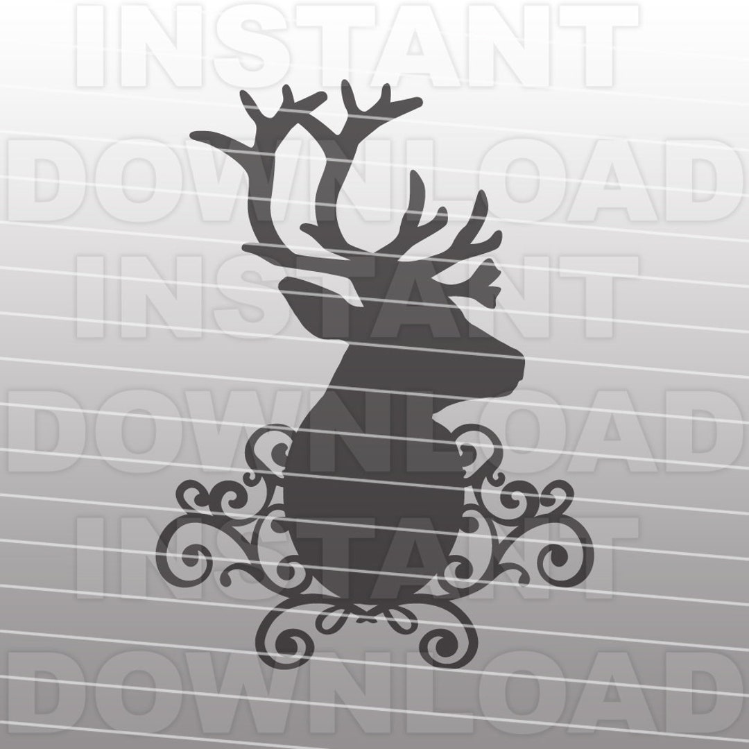 Reindeer Filigree SVG File - Reindeer SVG File - Christmas SVG - Vector ...