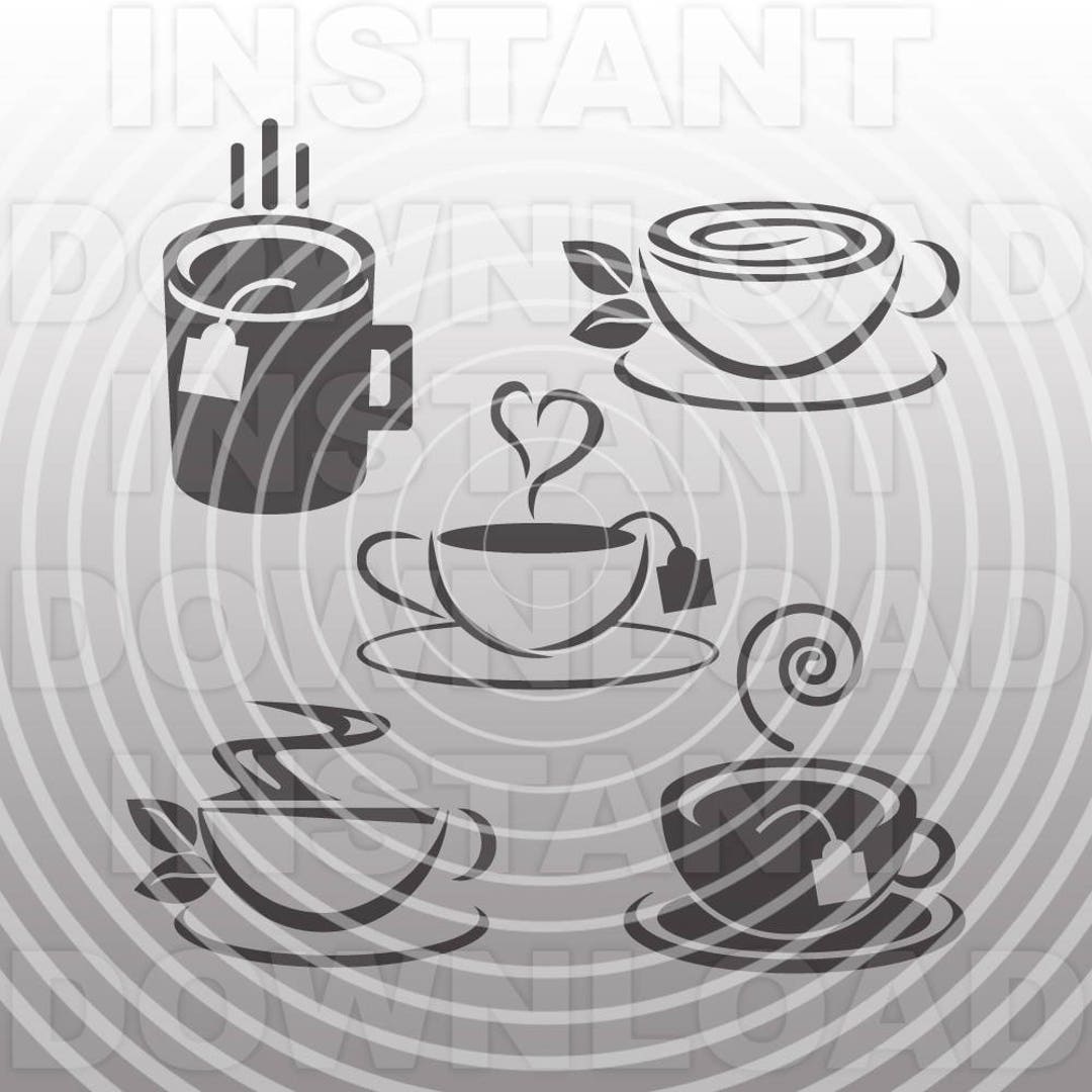 Tea SVG File,tea Cup SVG File,tea Party SVG File,tea Bag Svg File ...