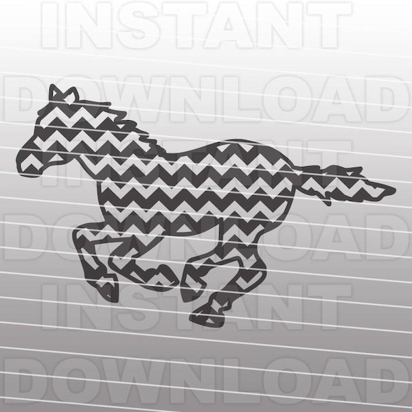 Chevron Horse - Etsy